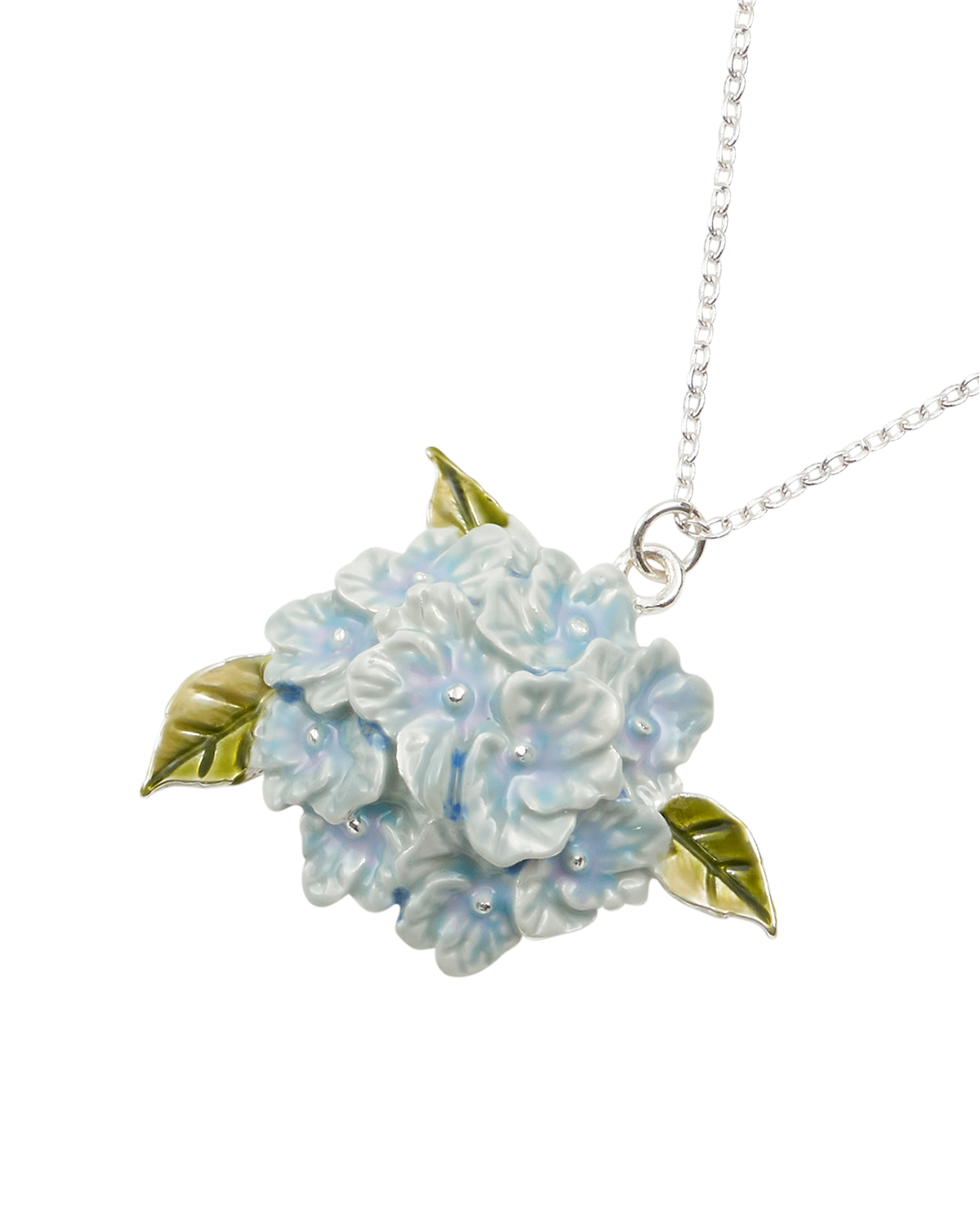 Hydrangea Silver Necklace – Fable England Trade